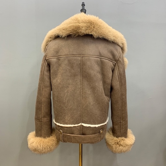 Jackets & Coats | Handmade Shearling Leather Fur Jacket | Poshmark